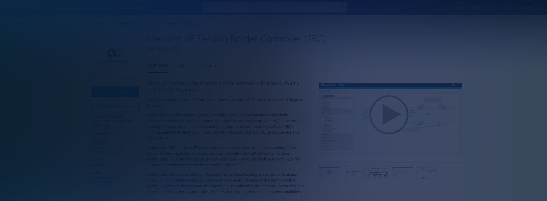 AudioCodes Mediant VE Session Border Controller Now Available in the ...