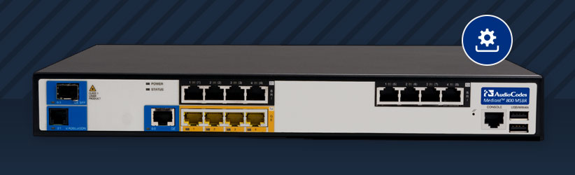 Mediant 800 Multi-Service Business Router (MSBR) | SMB/SME Router