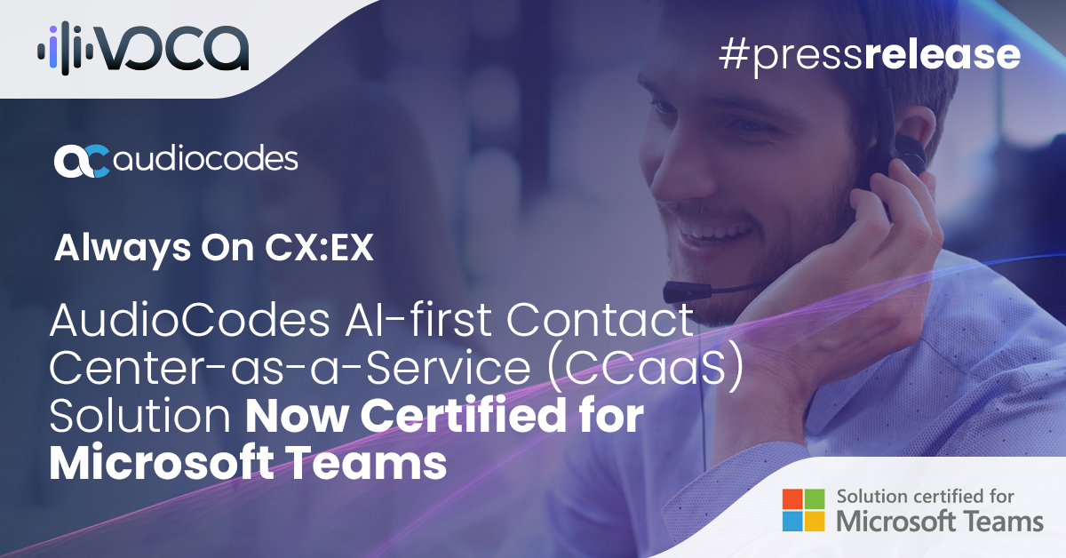 AI-first CCaaS Solution | AudioCodes