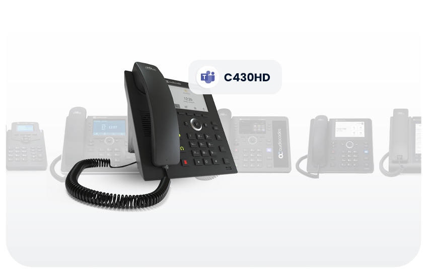 C430HD IP Phone | Native Microsoft Teams IP Phone