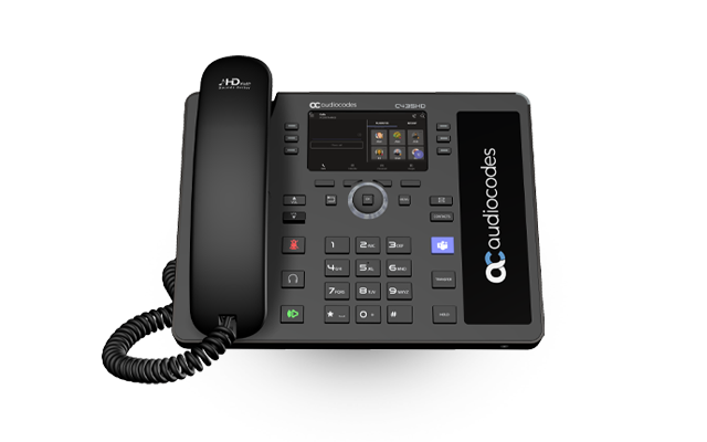 C435HD IP電話機 | エントリーレベル/共通エリア用IP電話機 | Microsoft Teamsネイティブ対応IP電話機