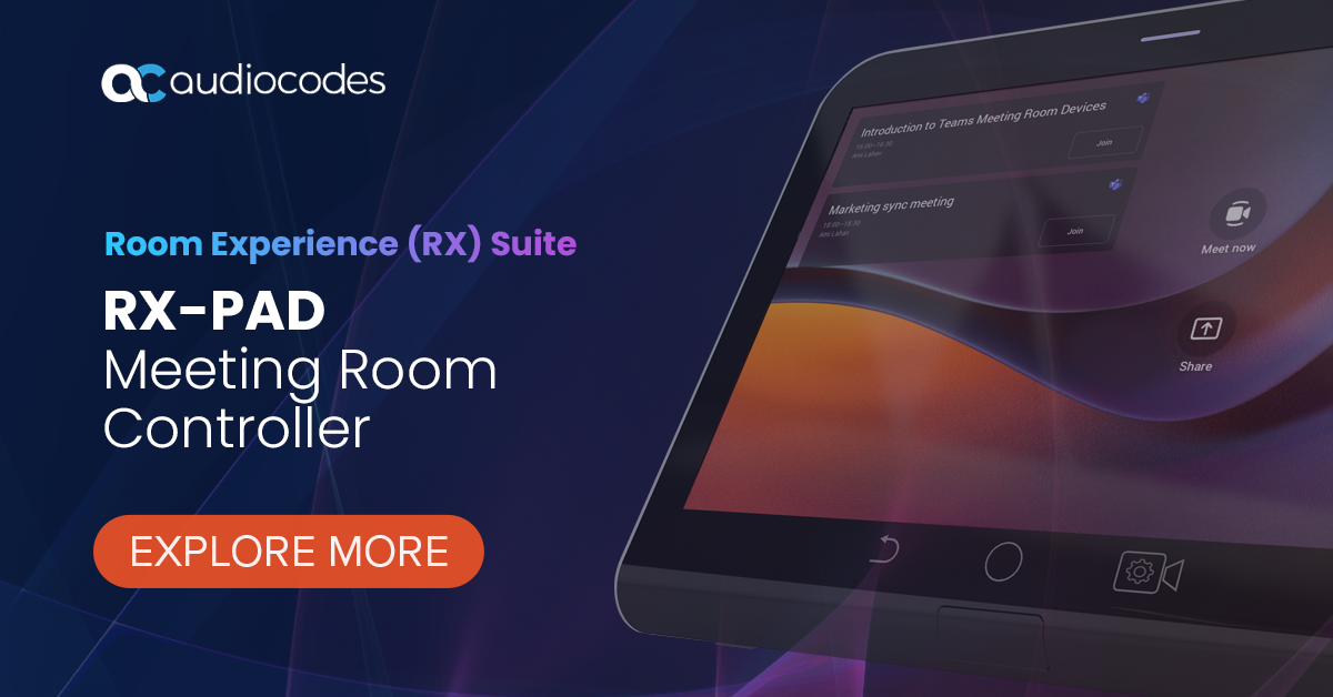 RX-PAD Meeting Room Controller