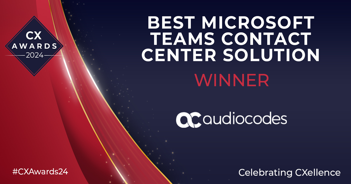 Voca CIC – AI-Powered Teams Contact Center by AudioCodes